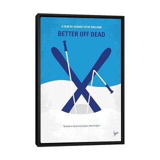 iCanvas "Better Off Dead Minimal Movie Poster" by Chungkong Framed Canvas Print - Bed Bath ...